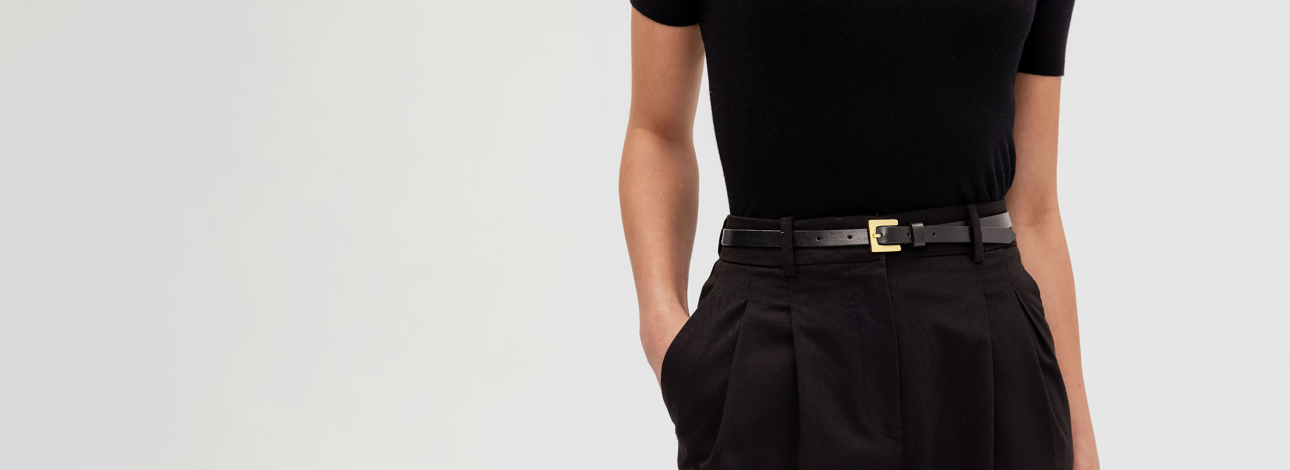 Suit belts for women at saddler.com - The Swedish leather brand